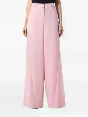 Blumarine Pleated Wide-leg Trousers