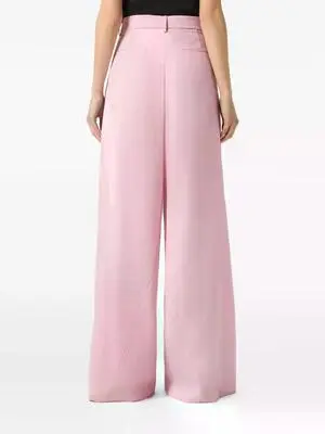 Blumarine Pleated Wide-leg Trousers