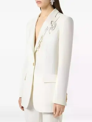 Blumarine Logo-embroidered Blazer