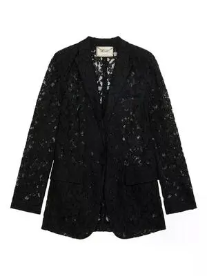 Blumarine Floral-lace Single-breasted Blazer
