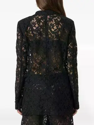 Blumarine Floral-lace Single-breasted Blazer