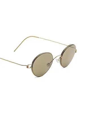 LINDBERG Round Frame Sunglasses