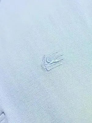 Etro Logo-embroidered Cotton Polo Shirt
