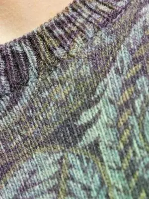 Etro Paisley Ribbed Wool Sweater