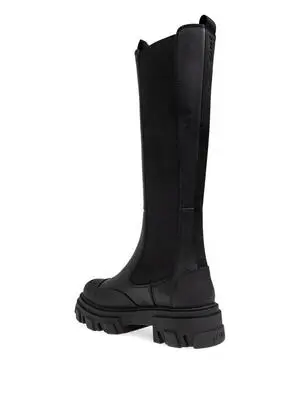 GANNI 55mm Knee-high Boots - Black