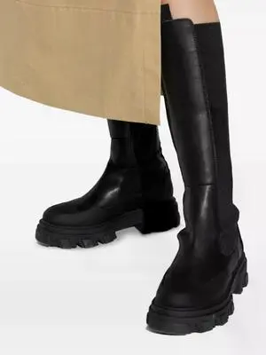 GANNI 55mm Knee-high Boots - Black