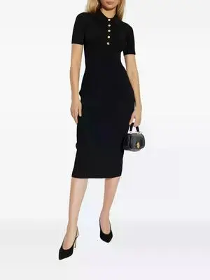 Michael Kors Ribbed Knit Polo Dress