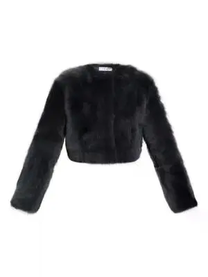 IRO PARIS Cropped Sheepskin Jacket