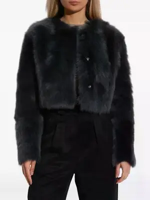 IRO PARIS Cropped Sheepskin Jacket