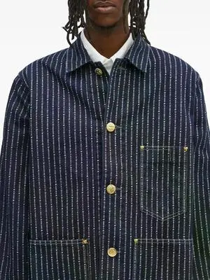 HUMAN MADE Pinstripe Denim Jacket