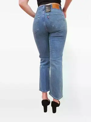 LEVI'S High-waisted Straight-leg Jeans