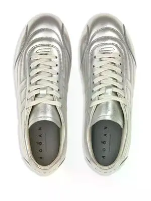 Hogan H693 Runner Sneakers - Silver