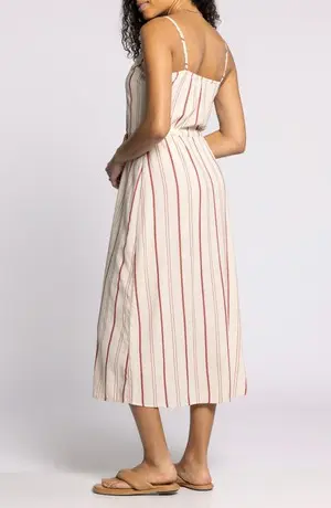 THREAD & SUPPLY Tie Waist Midi Dress