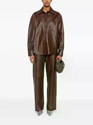 HAIKURE Leather Panelled Trousers