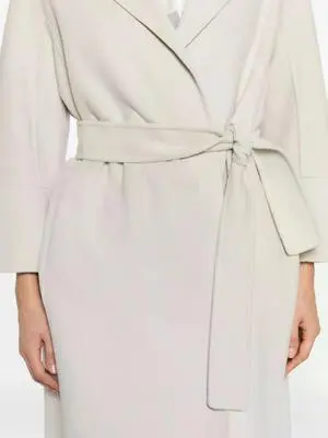 Max Mara Belted Lapel Coat