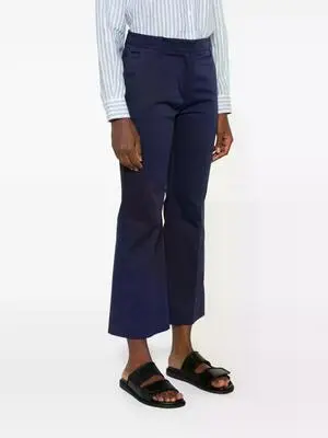 Max Mara Stretch-cotton Flare Pants