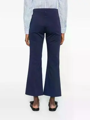 Max Mara Stretch-cotton Flare Pants
