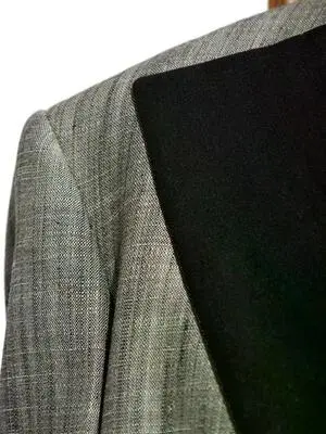 JIL SANDER Satin-lapel Checked Jacket