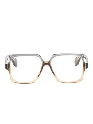 GIGI STUDIOS Square Frame Glasses - Brown