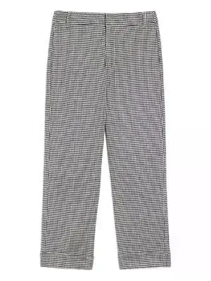 Max Mara Adelfi Checked Wide-leg Trousers