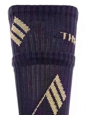Attico Flag-logo Cotton Mid-calf Socks