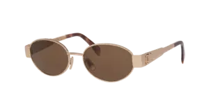 Celine Triomphe Metal Sunglasses - Brown