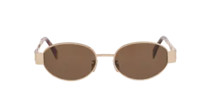 Celine Triomphe Metal Sunglasses - Brown