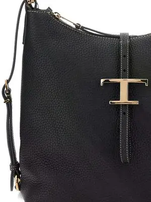 TOD'S Small T Timeless Shoulder Bag - Black
