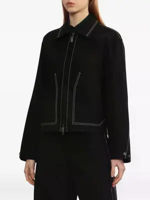 ADER ERROR Contrast-stitch Zip-up Jacket