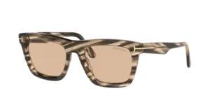 TOM FORD Tortoise Lelio Sunglasses - Brown