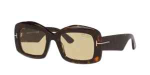 TOM FORD Tortoise Black Frame Sunglasses - Brown