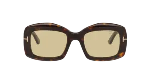 TOM FORD Tortoise Black Frame Sunglasses - Brown