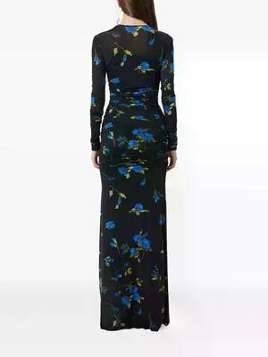 Blumarine Floral Maxi Dress