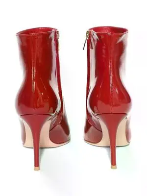GIANVITO ROSSI Patent Leather Pointed-toe Boots