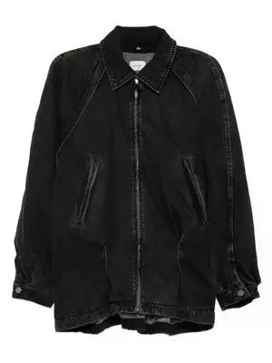 HAIKURE Zip-front Denim Jacket