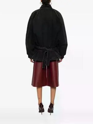 HAIKURE Zip-front Denim Jacket