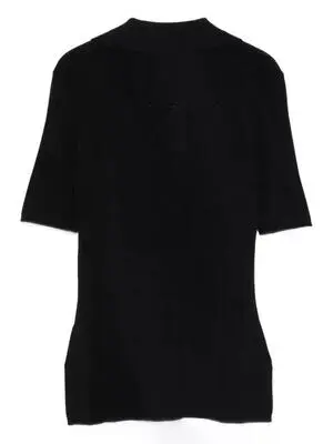 JOSEPH Ribbed Polo-neck Top