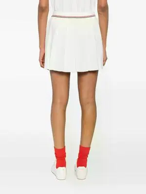 Miu Miu Cotton-blend Pleated Skirt