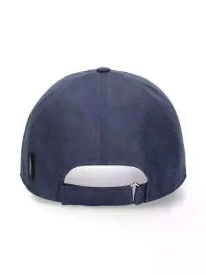 Borsalino Hiker Linen Baseball Cap - Blue