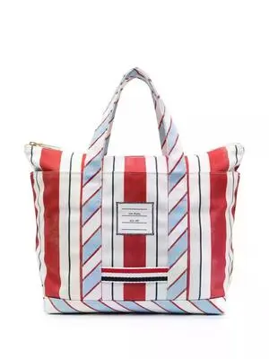 Thom Browne Signature Stripe-pattern Tote Bag