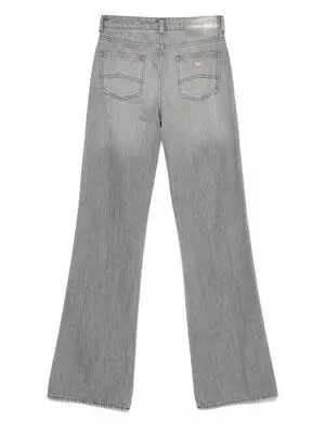 Emporio Armani Wide-leg Jeans - Grey