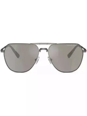 Michael Kors Keswick Aviator Sunglasses - Silver