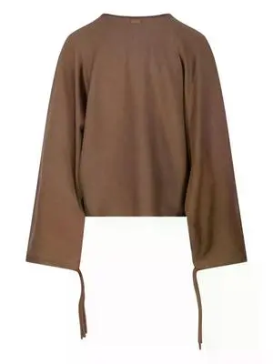 Max Mara Tie-detail Sweatshirt