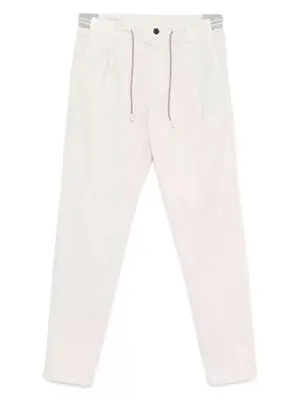 Eleventy Pleated Drawstring Trousers