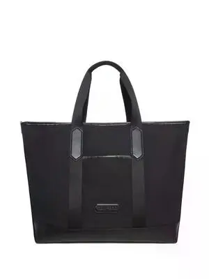 TOM FORD Leather-trimmed Tote Bag - Black