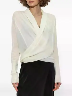 ALLSAINTS Wrap-front Wool Cardigan