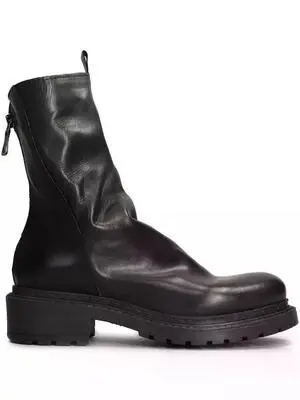METISSE Leather Combat Boots