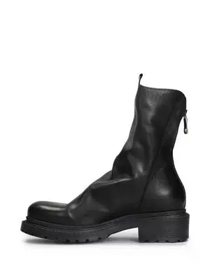 METISSE Leather Combat Boots