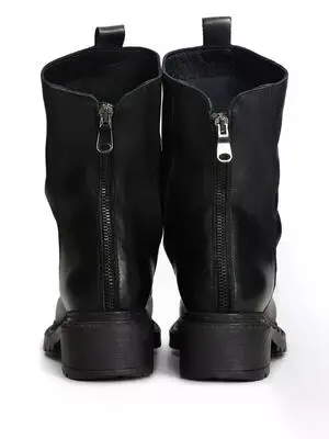METISSE Leather Combat Boots