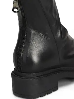 METISSE Leather Combat Boots